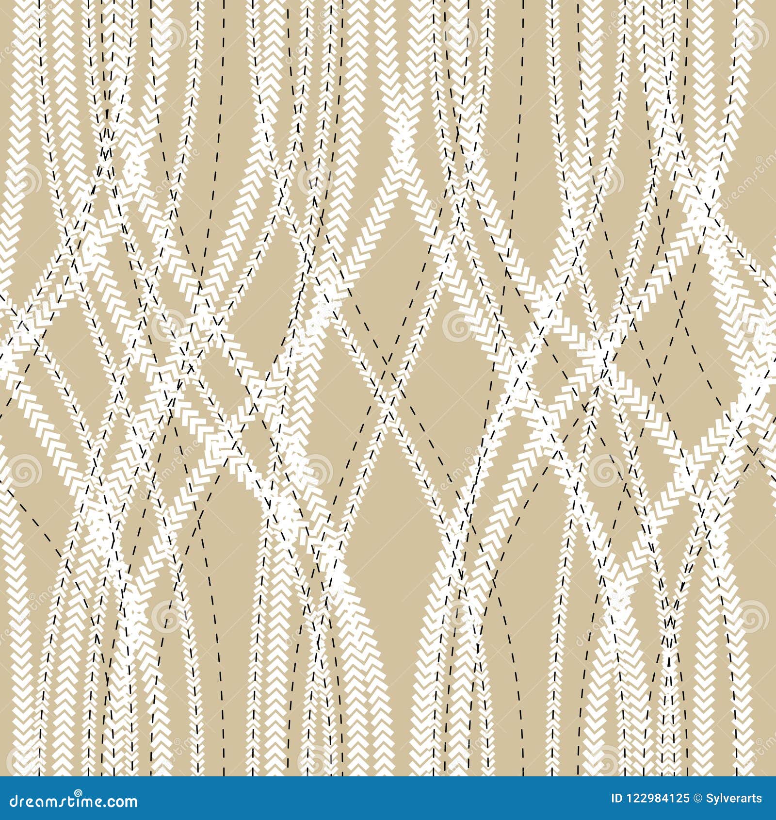 Tangled Curvy Lines Seamless Pattern, Vector Repeat Endless Back Stock ...