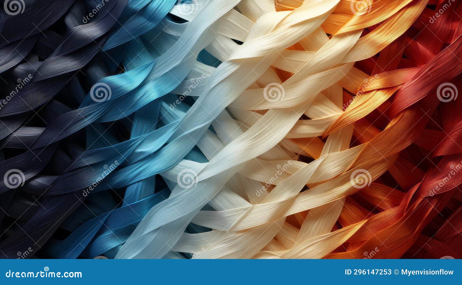 A Close Up of a Bunch of Ribbons Background Stock Illustration ...
