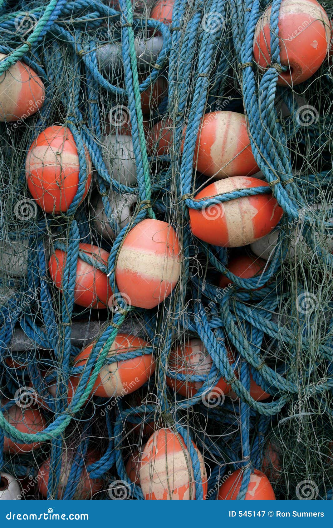 Tangled fishing nets stock image. Image of port, catching - 545147