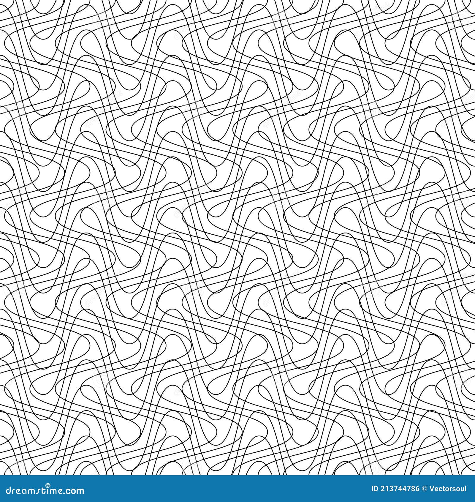 Tangled Interlace, Intertwine and Interlocked Lines Vector Geometric ...