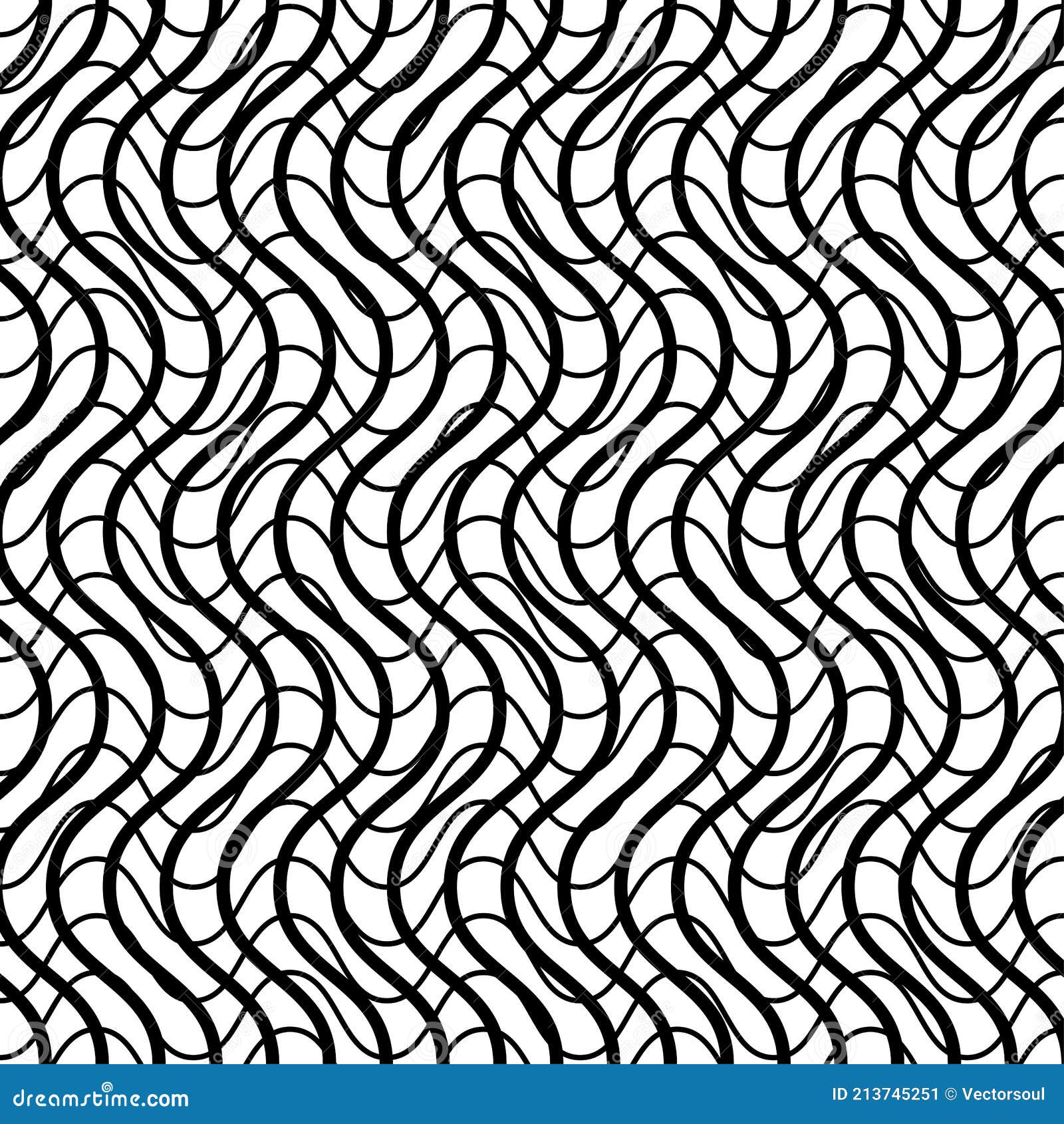 Tangled Interlace Lines Seamlessly Repeatable Background Pattern ...