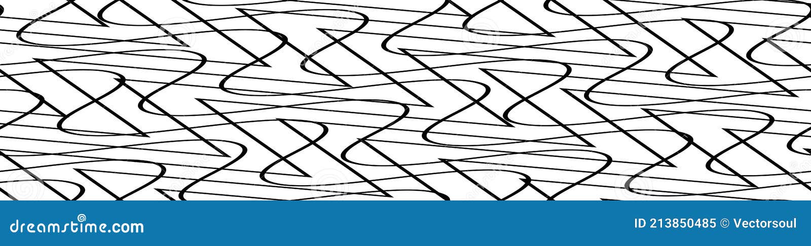 Tangled Interlace Lines Seamlessly Repeatable Background Pattern ...