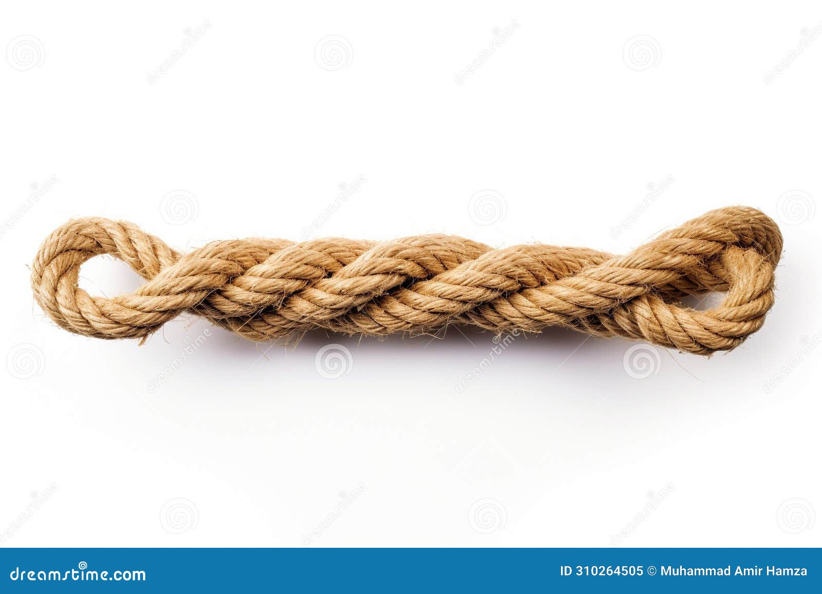 A Big Tangled Jute Rope With A Worried Man Stock Image | CartoonDealer ...
