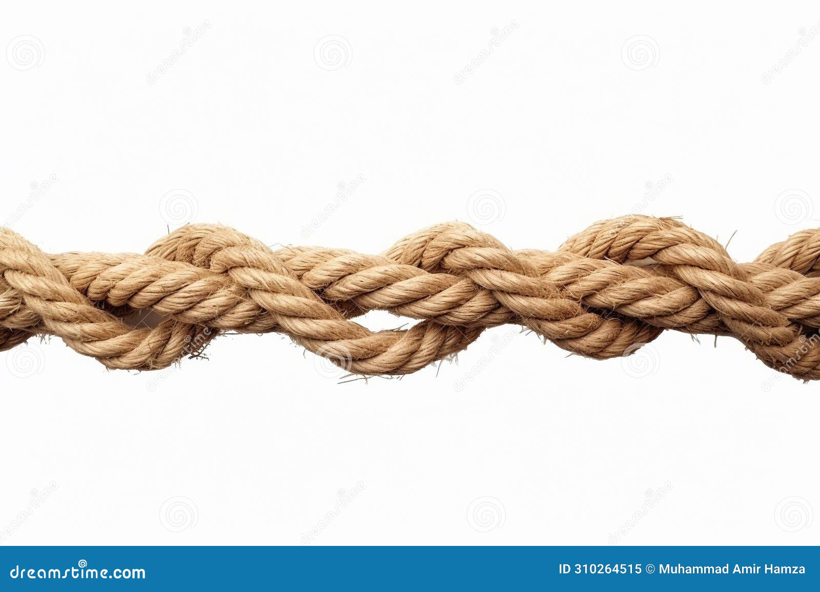 A Big Tangled Jute Rope With A Worried Man Stock Image | CartoonDealer ...