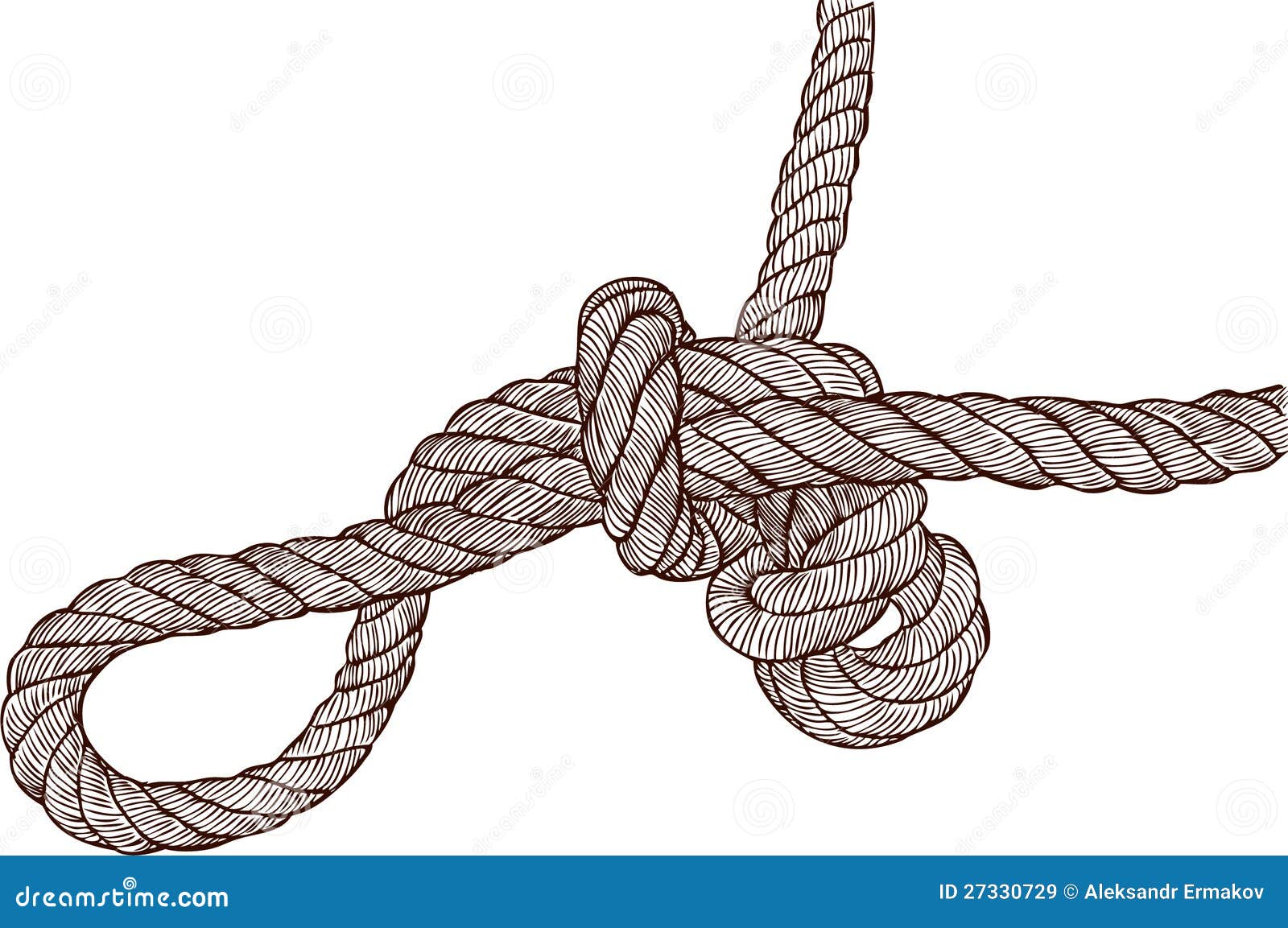 Tangled knot stock vector. Illustration of fiber, cord - 27330729