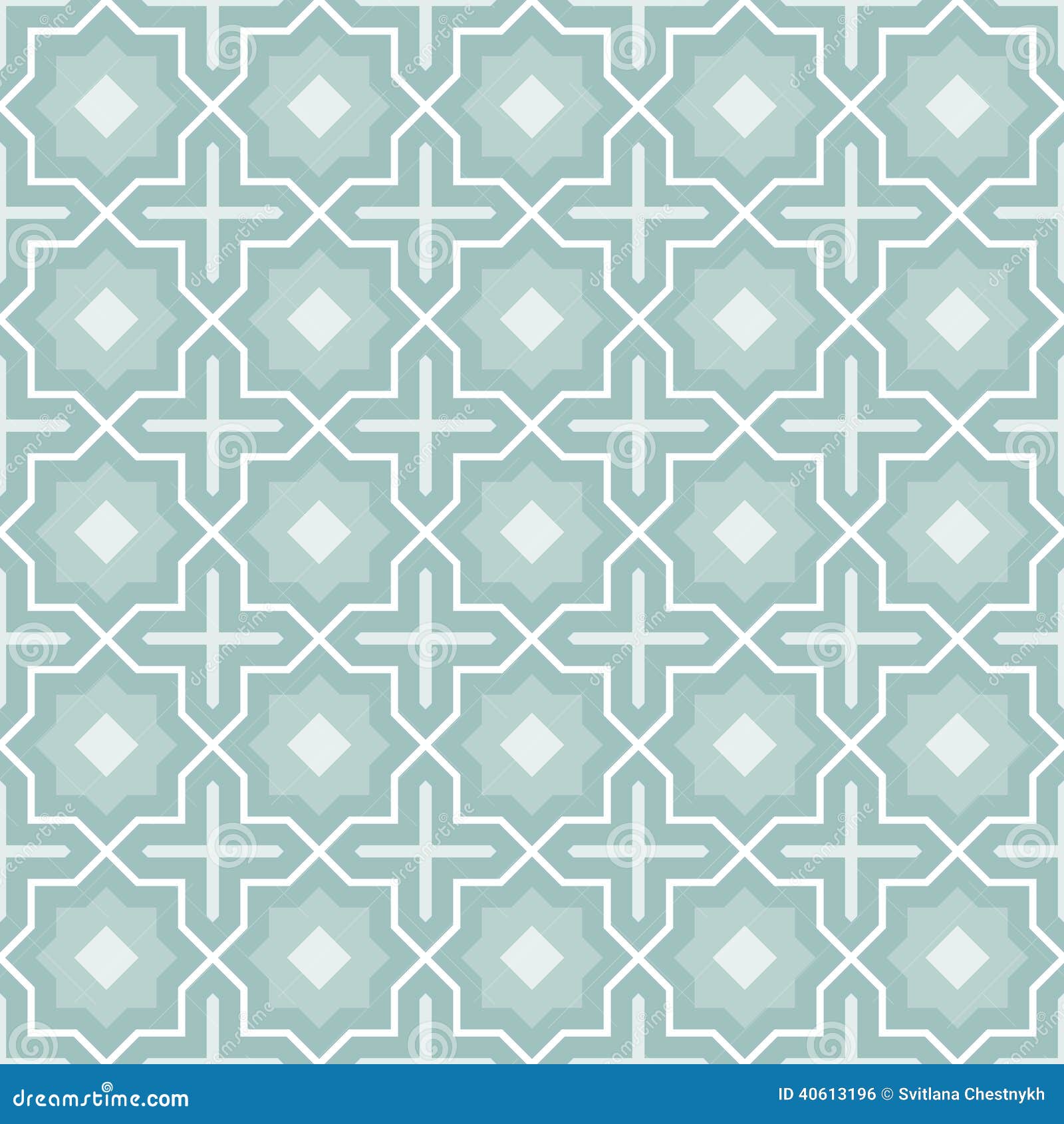 Tangled Lattice Pattern Inspired By Traditional Arabic Geometry Vector ...