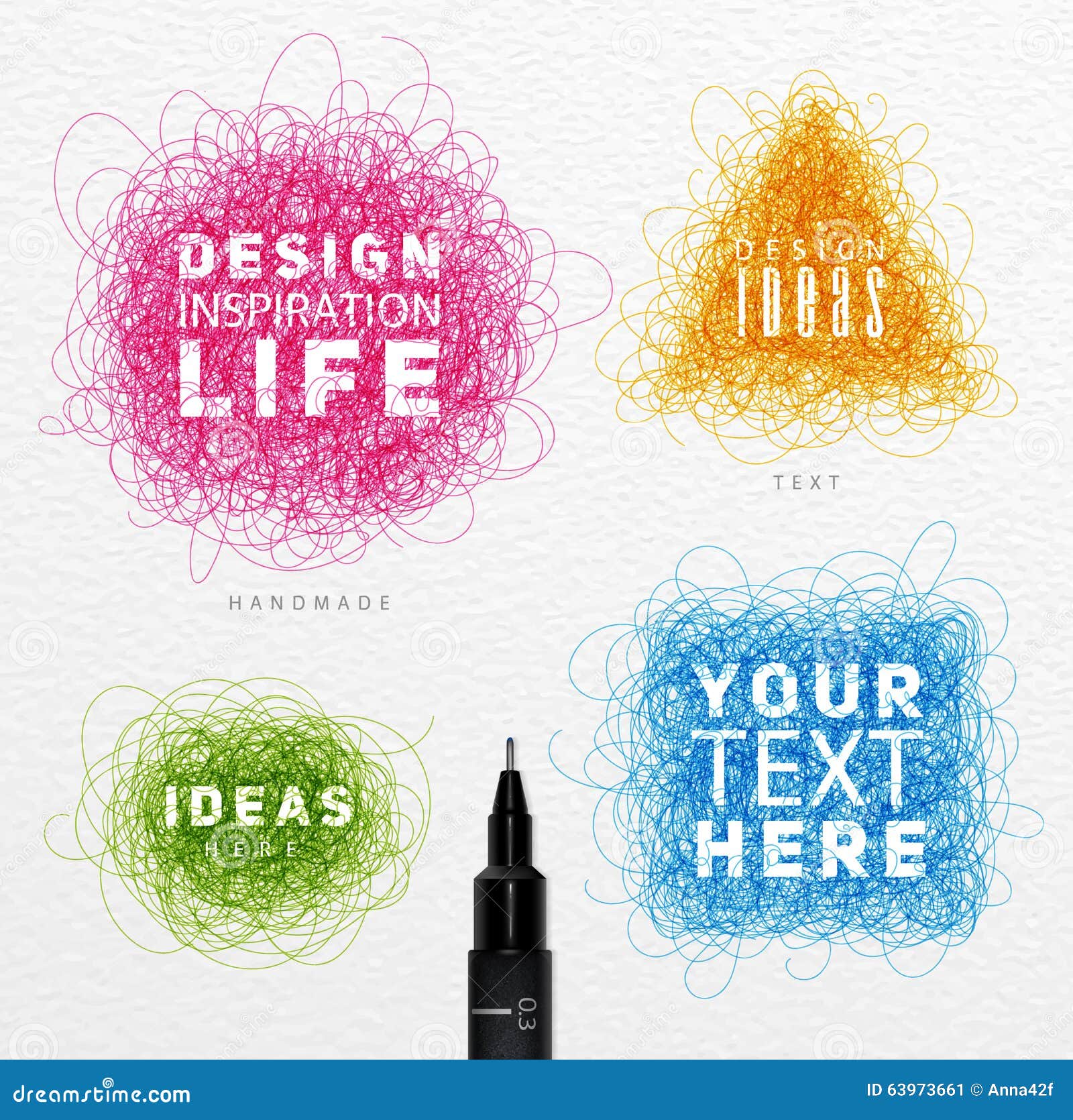 Differents Inscriptions Stock Illustrations – 3 Differents Inscriptions ...