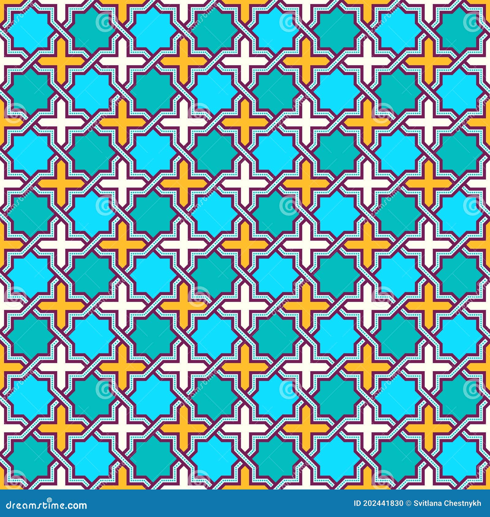 Tangled Modern Pattern Based On Traditional Oriental Arabic Patterns ...