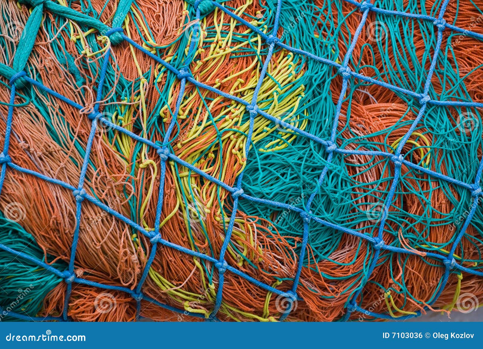 Tangled net stock photo. Image of multi, closeup, yellow - 7103036