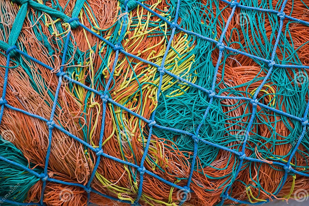 Tangled net stock photo. Image of multi, closeup, yellow - 7103036