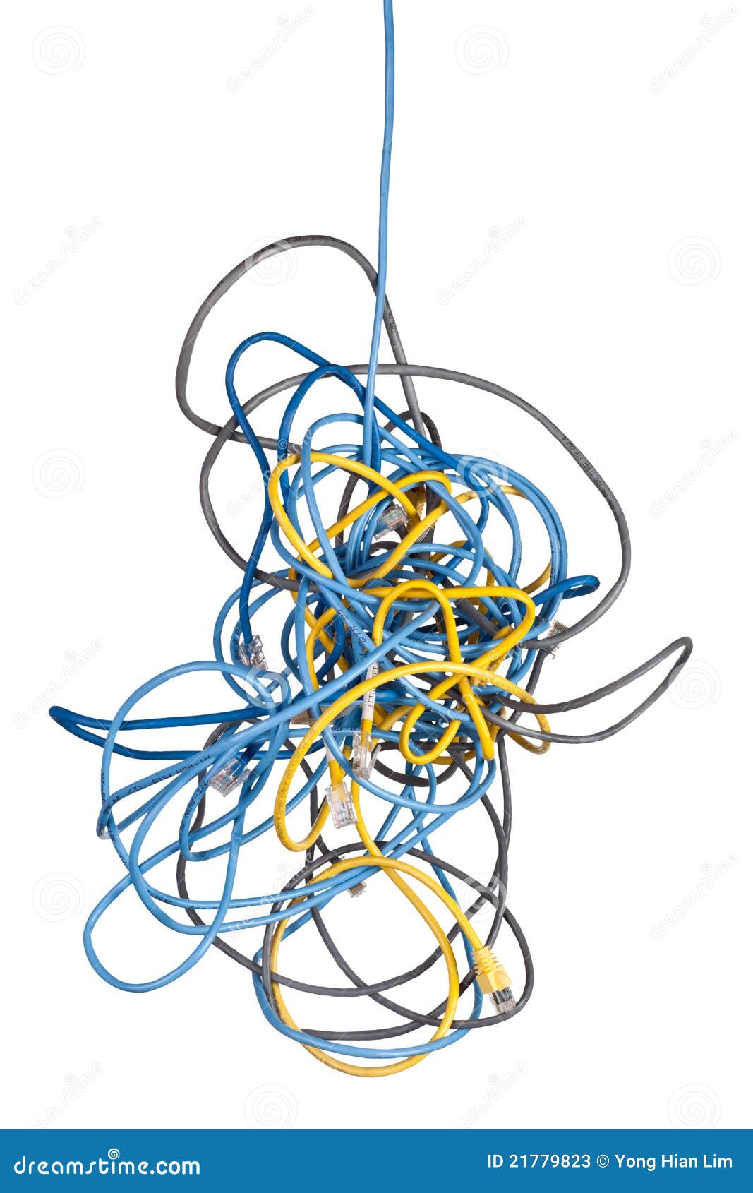 Tangled Network Cables Royalty-Free Stock Photo | CartoonDealer.com ...