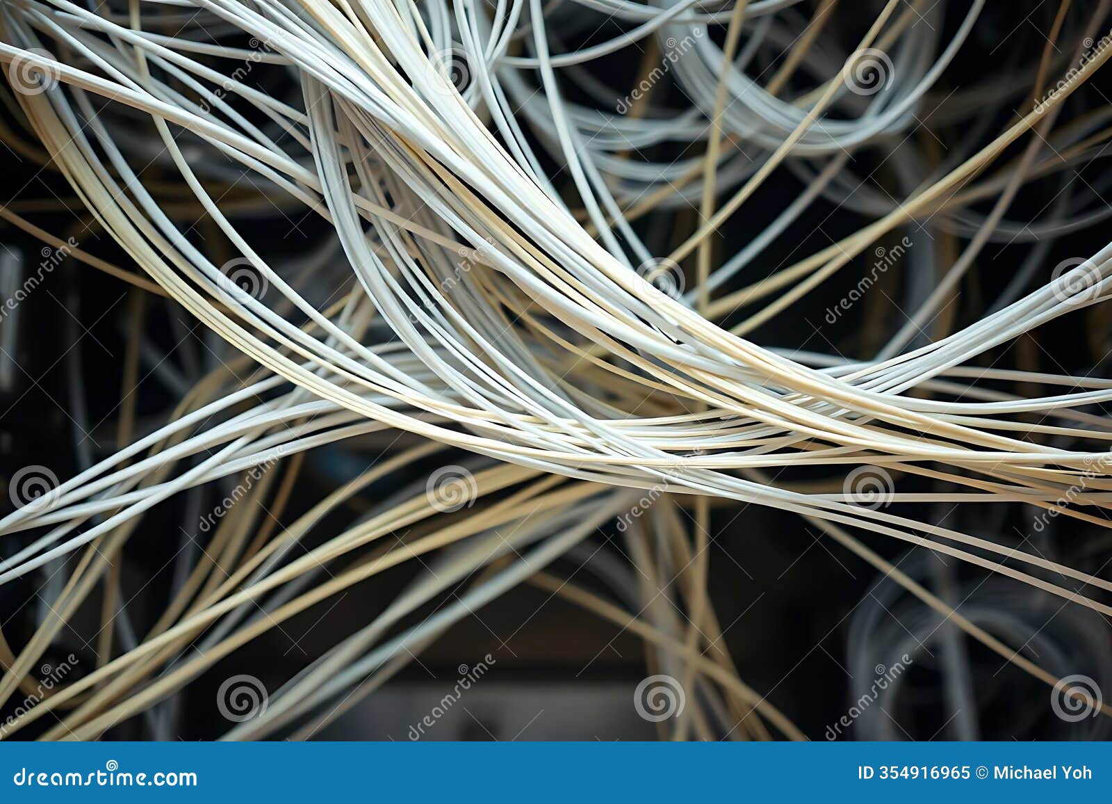 Tangled Network Cables Background Image Texture Stock Illustration ...