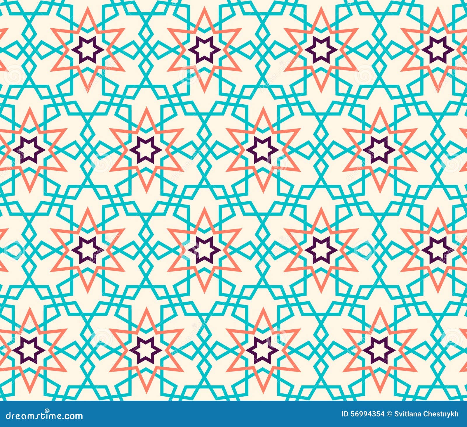 Tangled Pattern Based on Traditional Islam Pattern Stock Vector ...