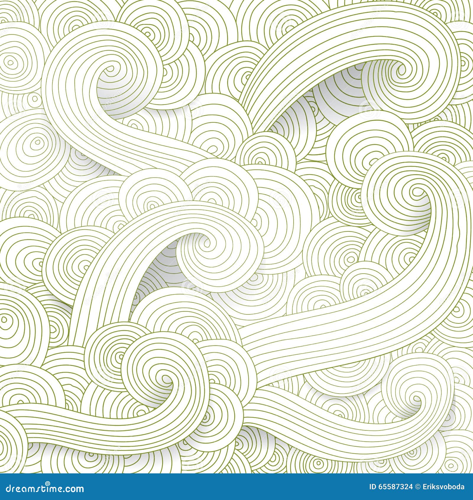 Tangled Pattern, Waves Background. Stock Illustration - Illustration of ...
