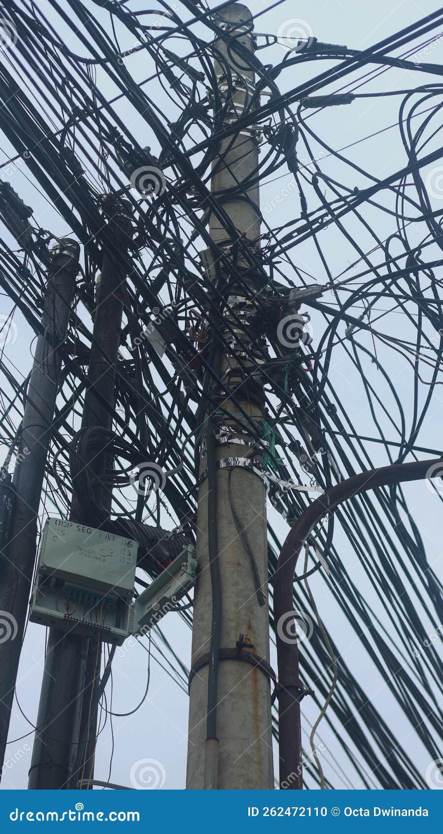 Tangled Power Lines Royalty-Free Stock Image | CartoonDealer.com #38545624