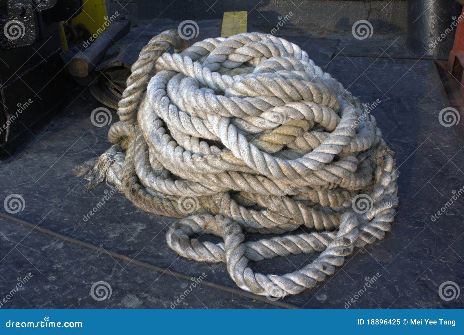 Tangled Rope stock image. Image of vessel, knot, square - 18896425