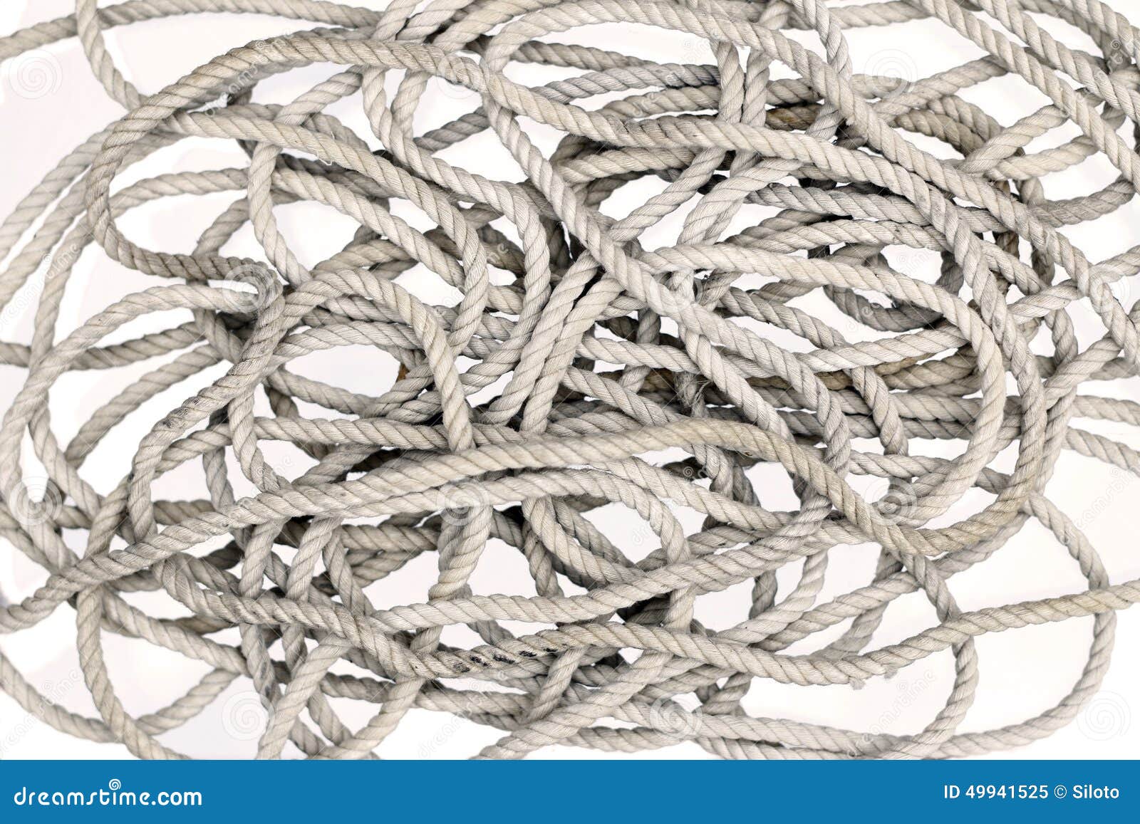 Tangled Rope stock image. Image of stringline, chaos - 49941525