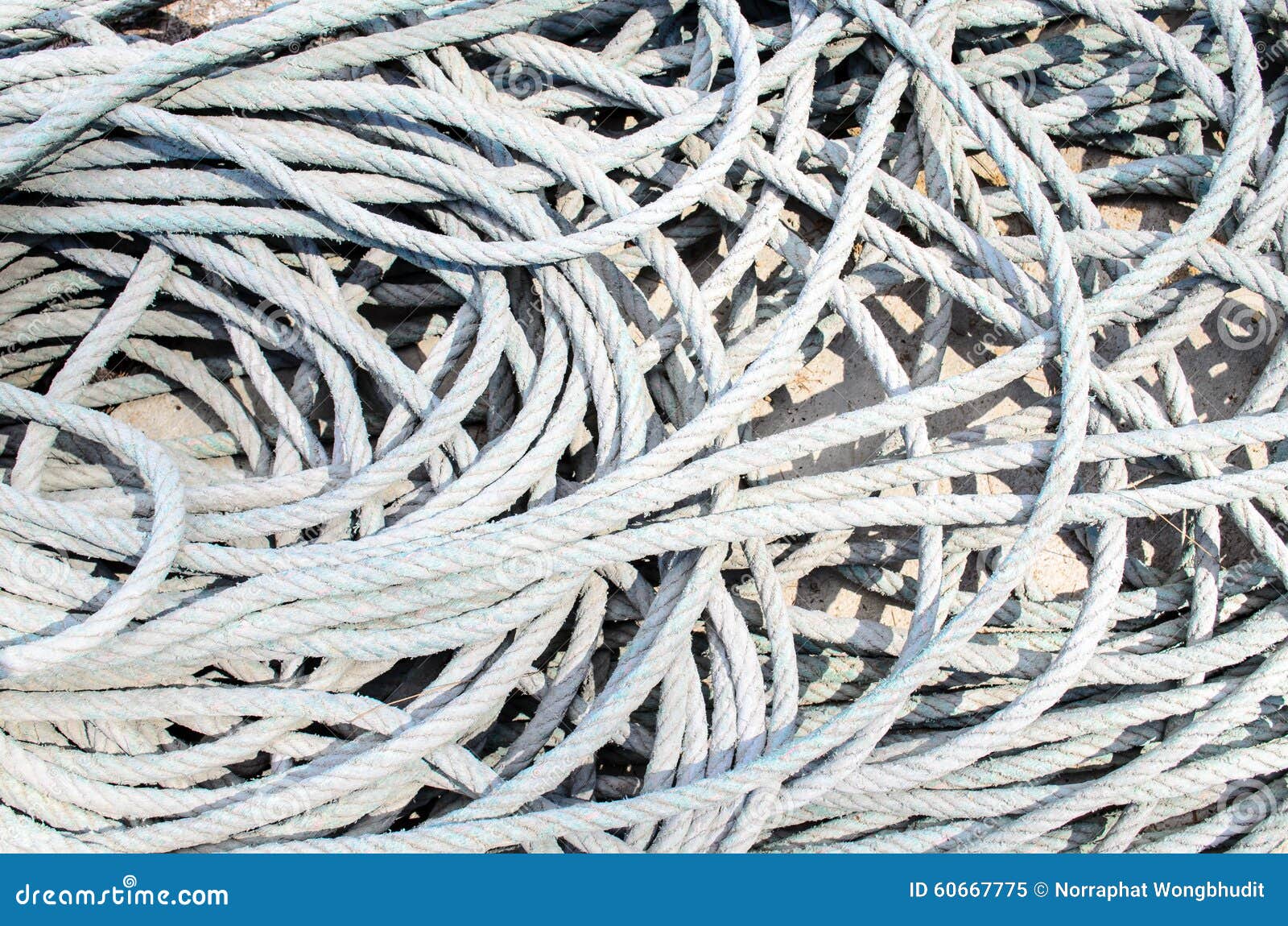 Tangled Rope stock image. Image of texture, knot, cable - 60667775