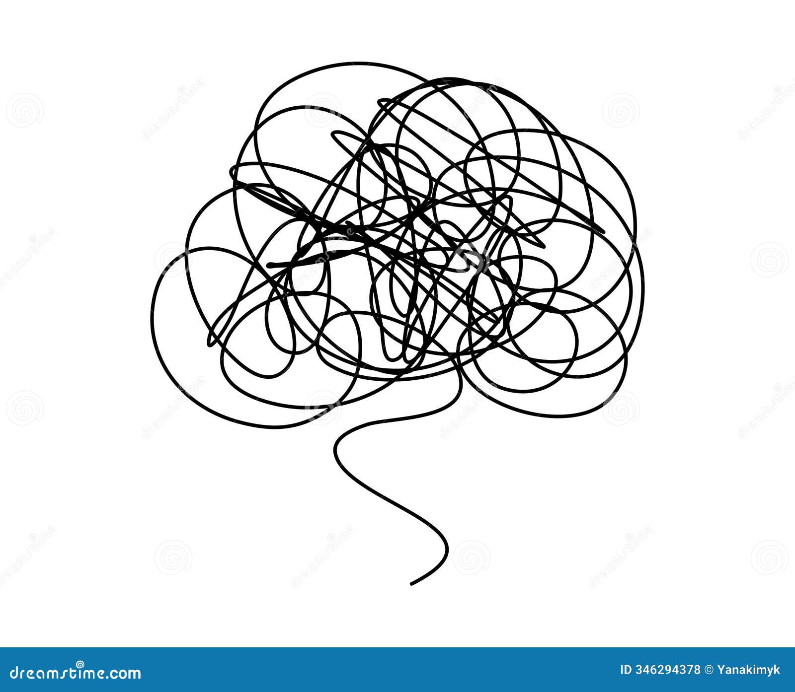 A Tangled Web Of Neurons Depicts The Confusion And Struggle Of ...