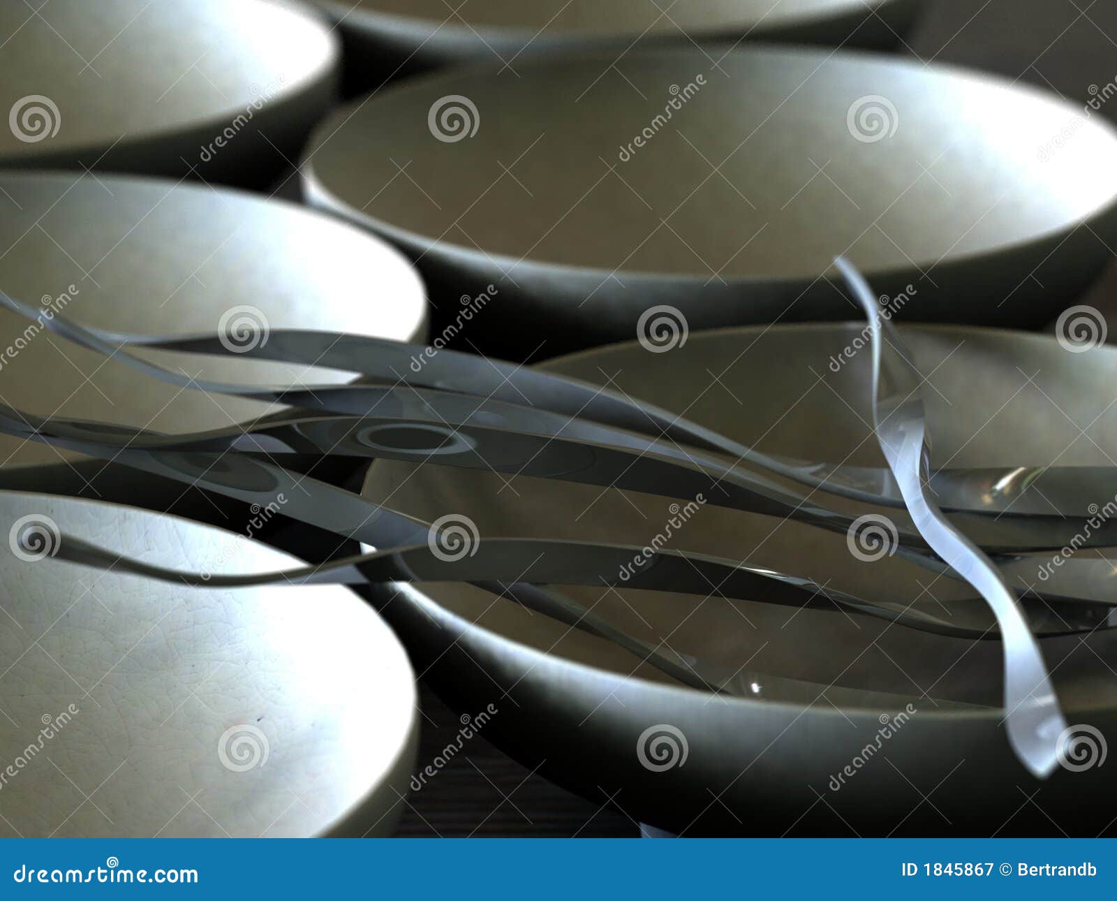 Tangled silver sticks stock illustration. Illustration of crackled ...