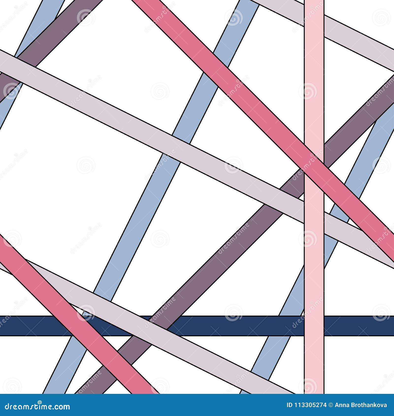 Tangled Straight Lines Vector Seamless Pattern Stock Vector ... Tangled Straight Lines Vector Seamless Pattern Stock Vector ...