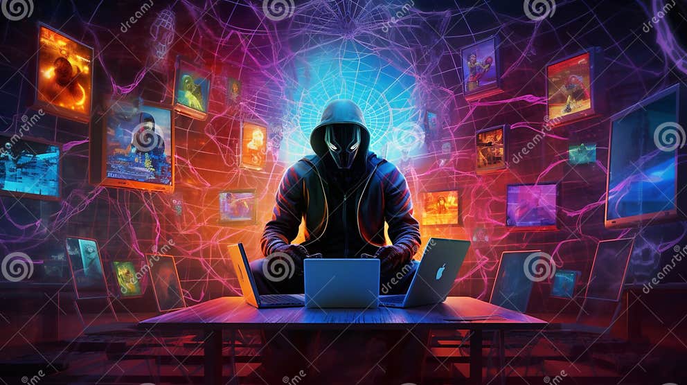 A Tangled Web of Interconnected Smart Devices with a Hacker at the ...