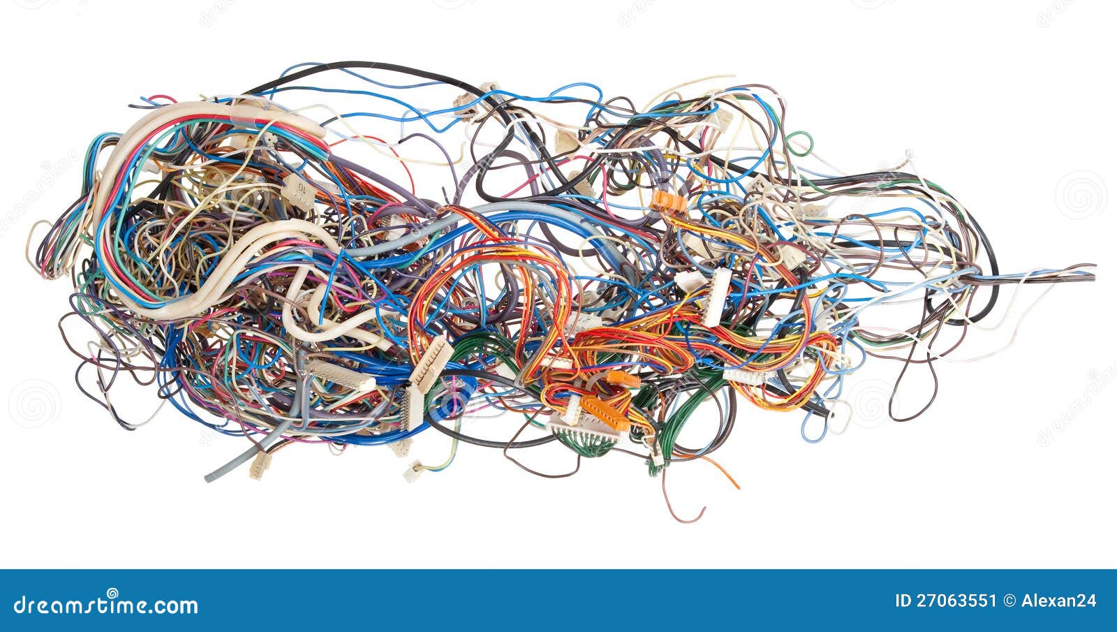 Tangled wires stock image. Image of bunch, cable, link - 27063551