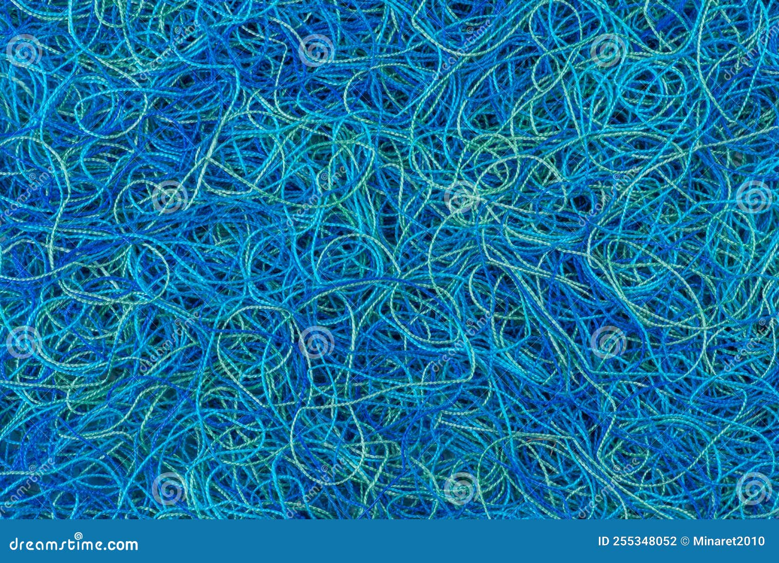 Tangled Wool Yarn Threads As Background Stock Photo - Image of color ...