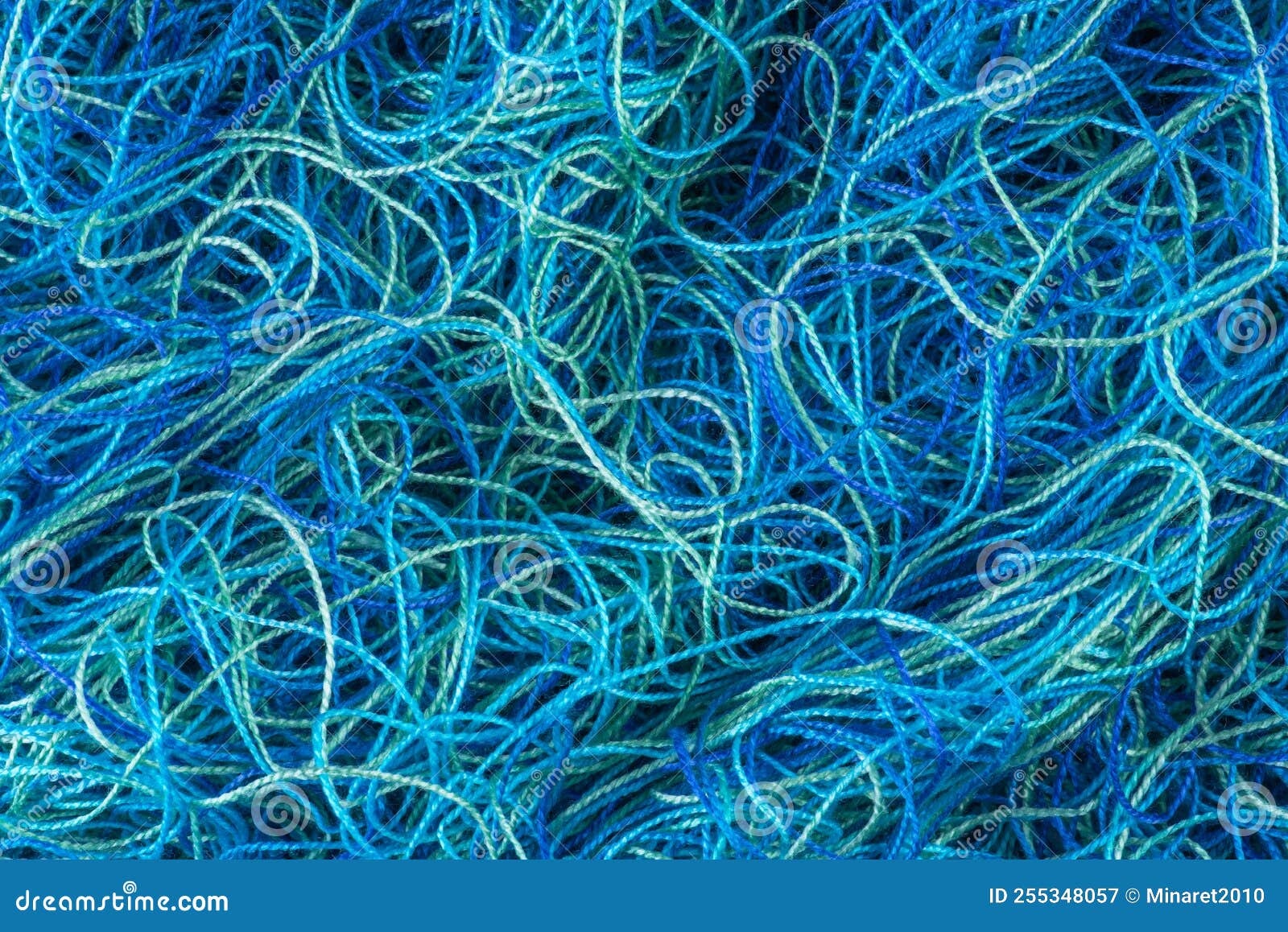 Tangled Wool Yarn Threads As Background Stock Image - Image of fiber ...