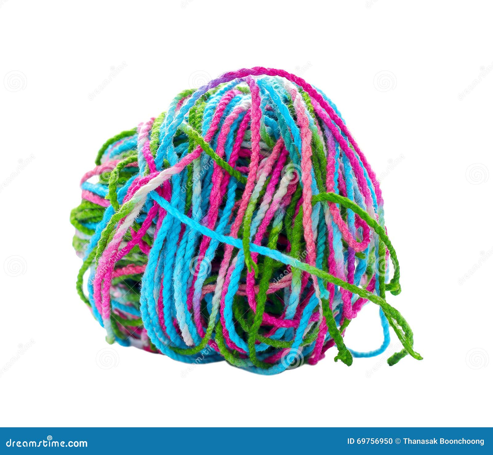 Tangled yarn stock photo. Image of yarn, closeup, sewing - 69756950