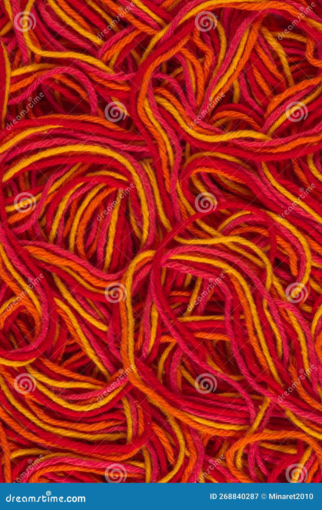Tangled Yarn Directly Above Stock Image - Image of fiber, abstract ...
