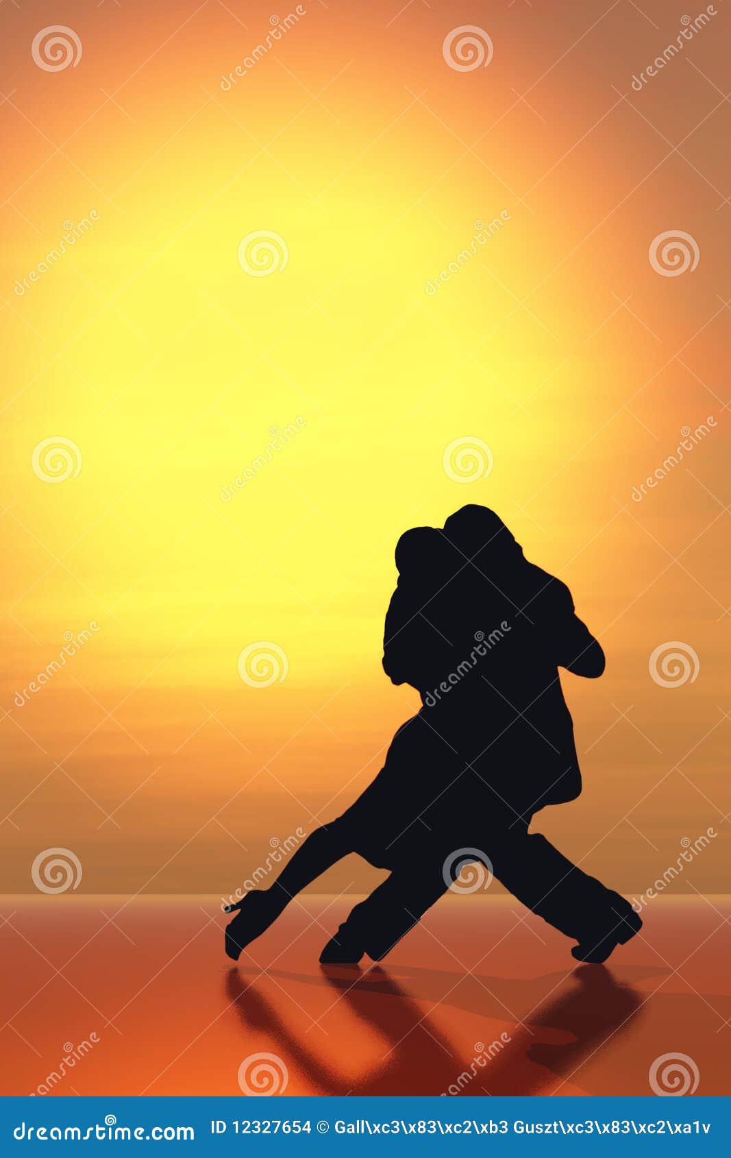 Tango stock illustration. Illustration of beautiful, black - 12327654