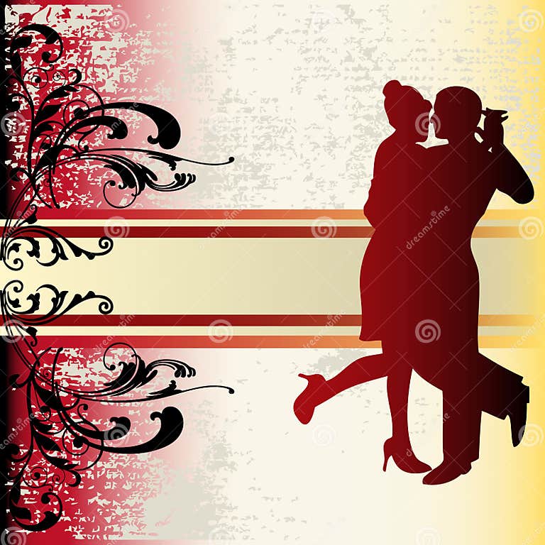 Tango Background stock vector. Illustration of female - 11164404