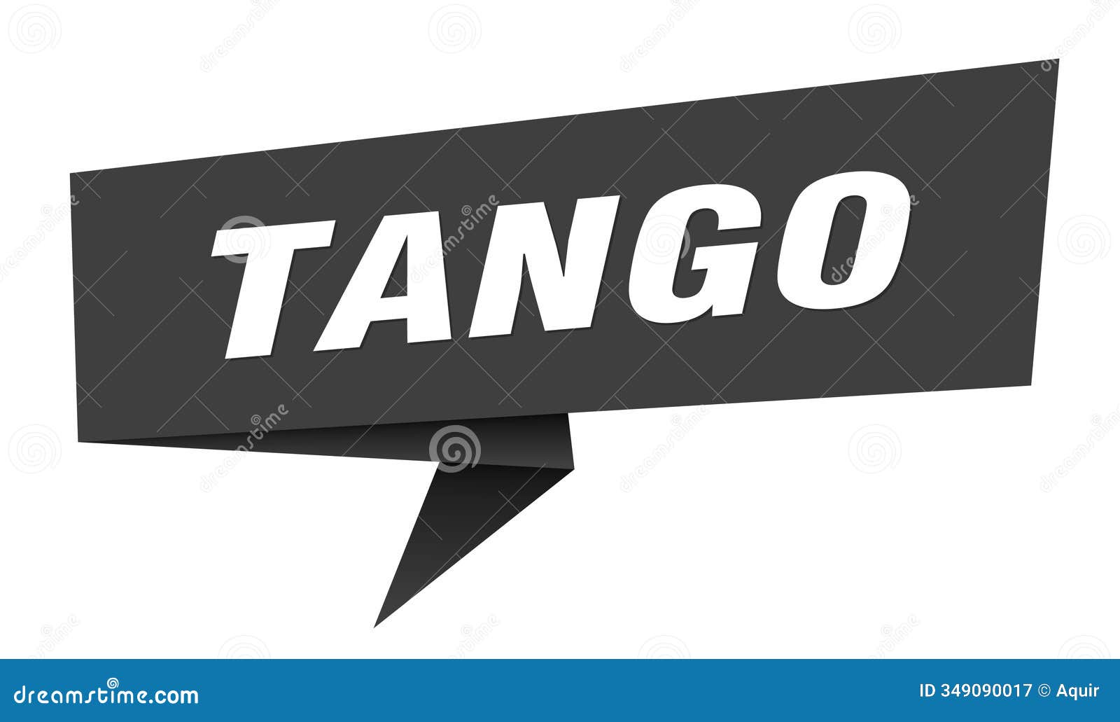 Tango Banner. Tango Speech Bubble, Label, Sticker, Sign Template Stock ...