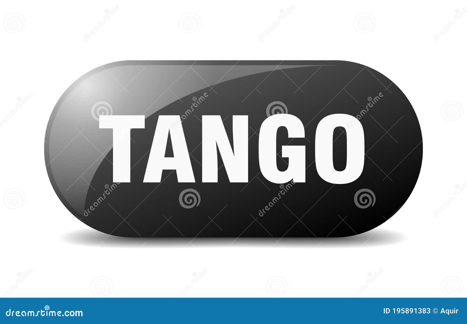 Tango Button. Tango Sign. Key. Push Button Stock Vector - Illustration ...