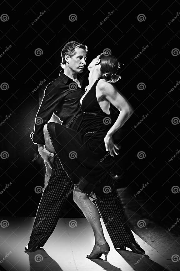 Tango dance stock image. Image of love, dancers, isolated - 4228341