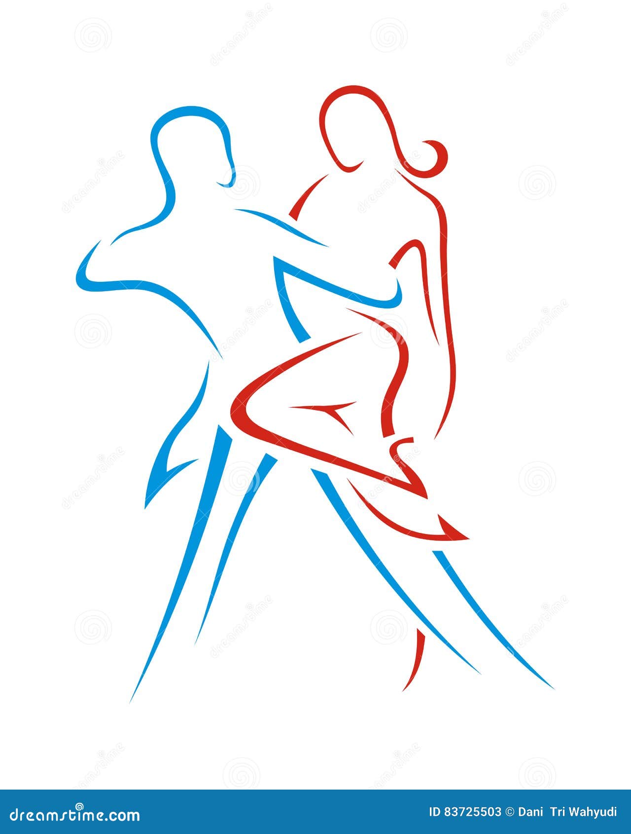 Tango Dance Silhouette Logo Vector Illustration | CartoonDealer.com ...