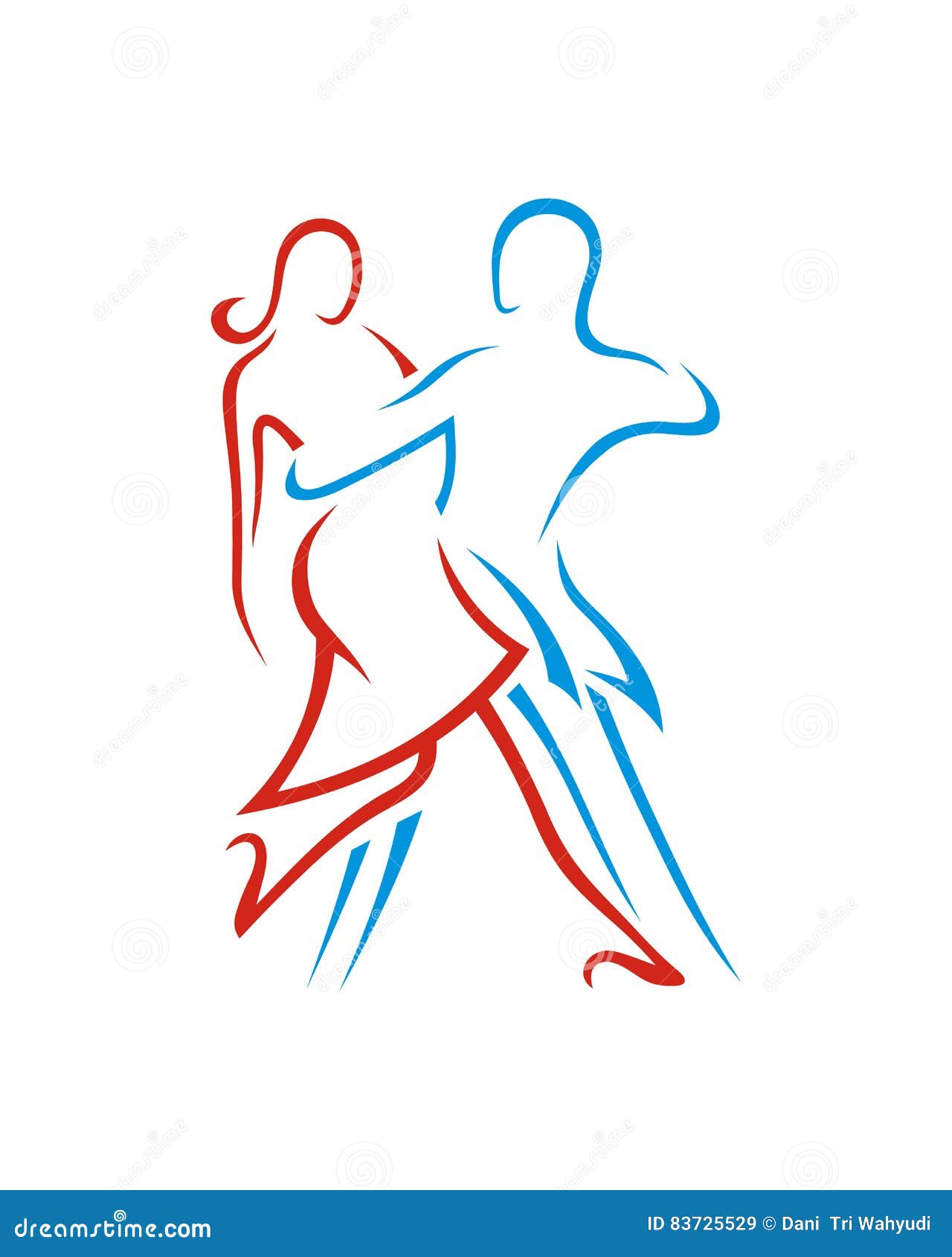 Tango Dance Abstract 1 Business Insurance Abstract Stock Illustration ...