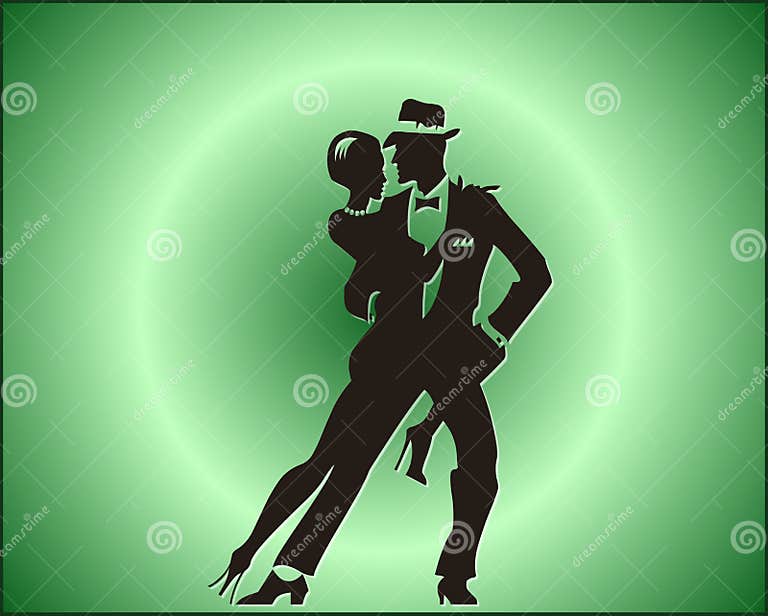 Tango Dance Couple Stock Illustration Illustration Of Couple 6932547