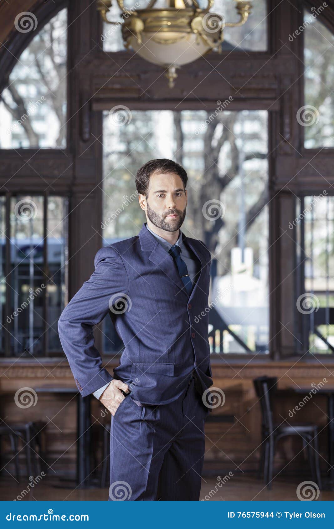 Tango Dancer Standing with Hands in Pockets Stock Photo - Image of ...