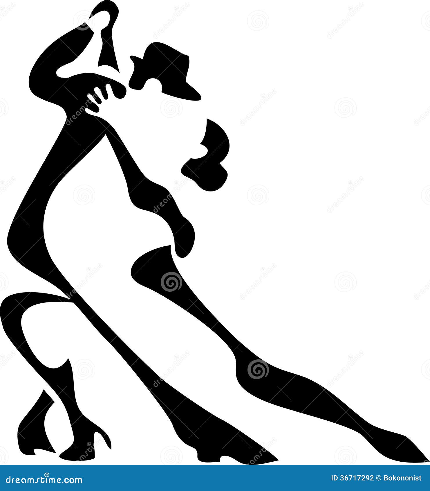 Tango stock vector. Illustration of passionate, heat - 36717292