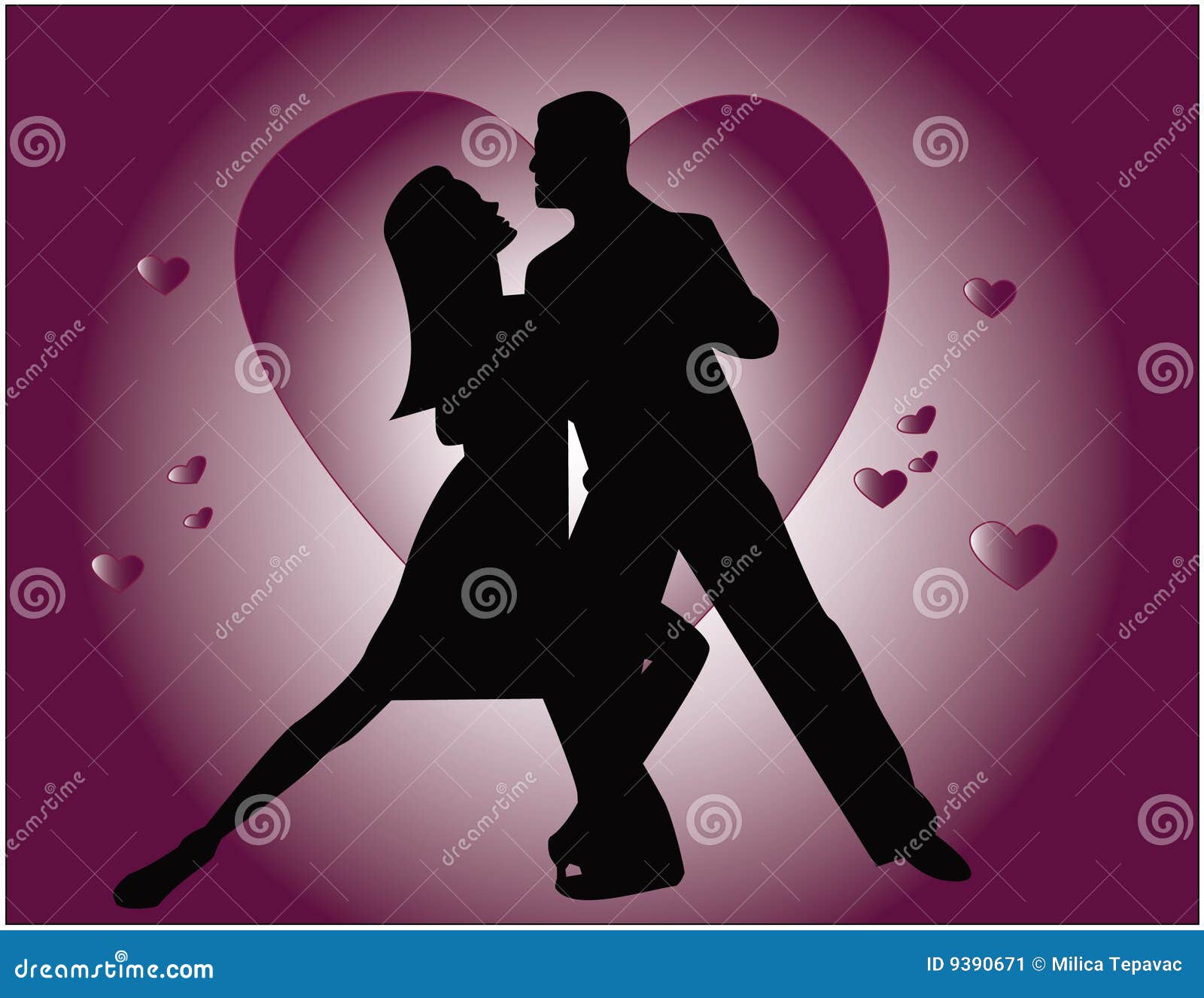 Tango love stock illustration. Illustration of latino - 9390671