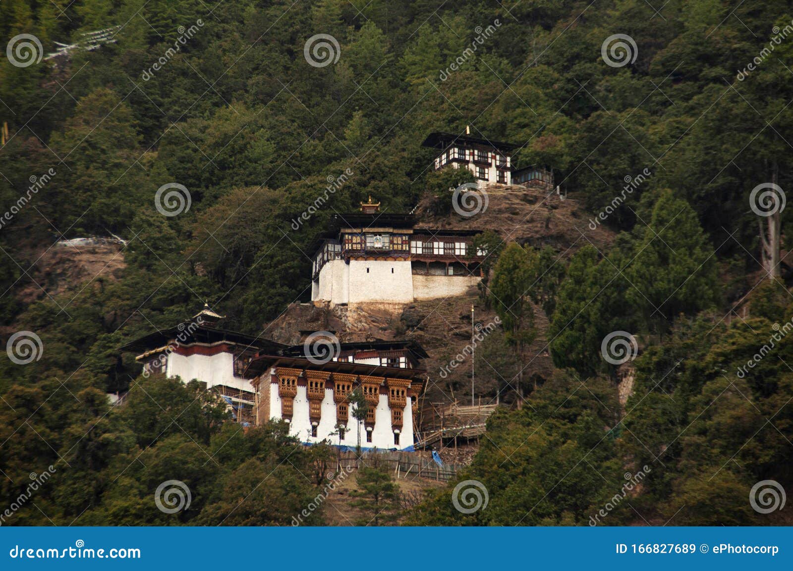 Tango Monastery, Thimpu Valley, Thimpu, Bhutan Stock Image - Image of ...