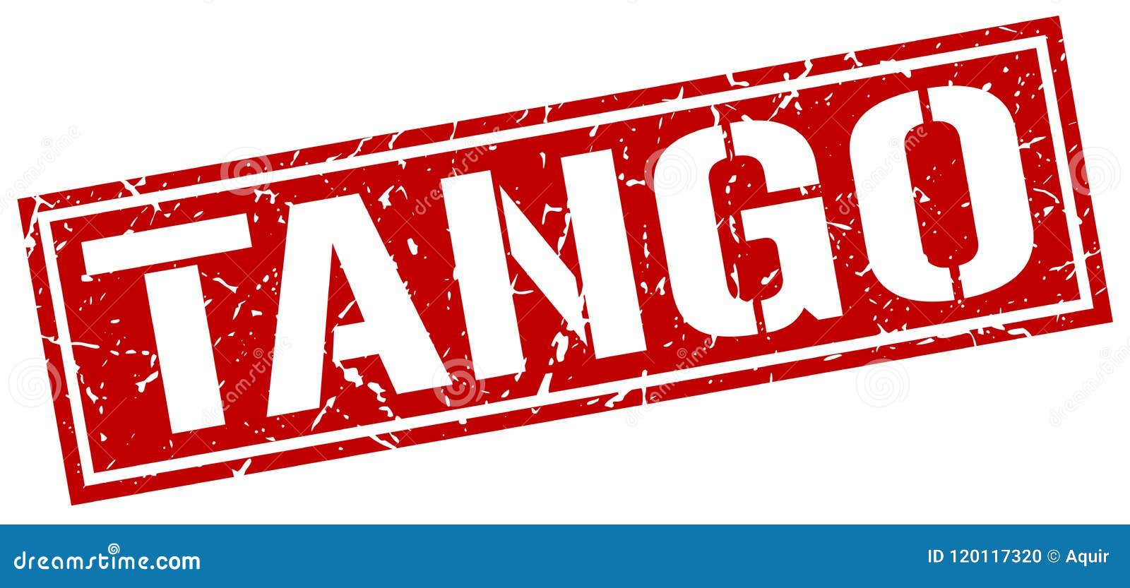 Tango stamp stock vector. Illustration of sign, rubber - 120117320