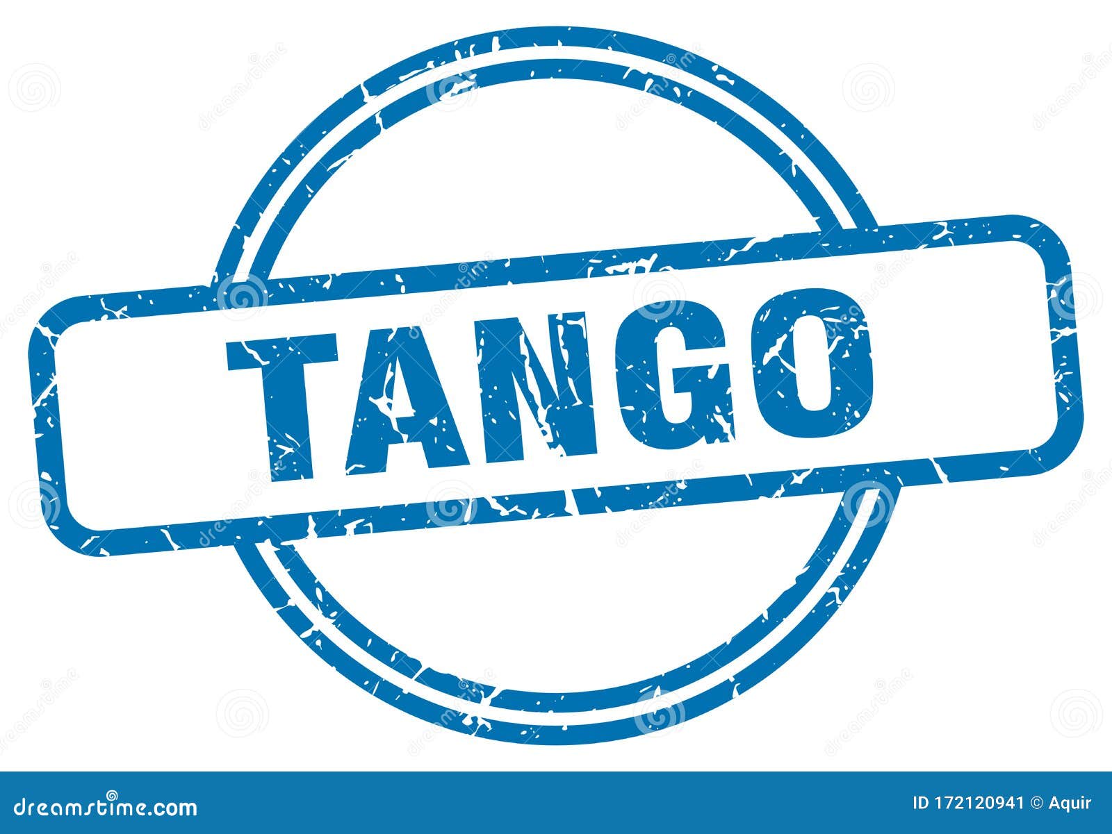 Tango Stamp. Tango Round Grunge Sign Stock Vector - Illustration of ...