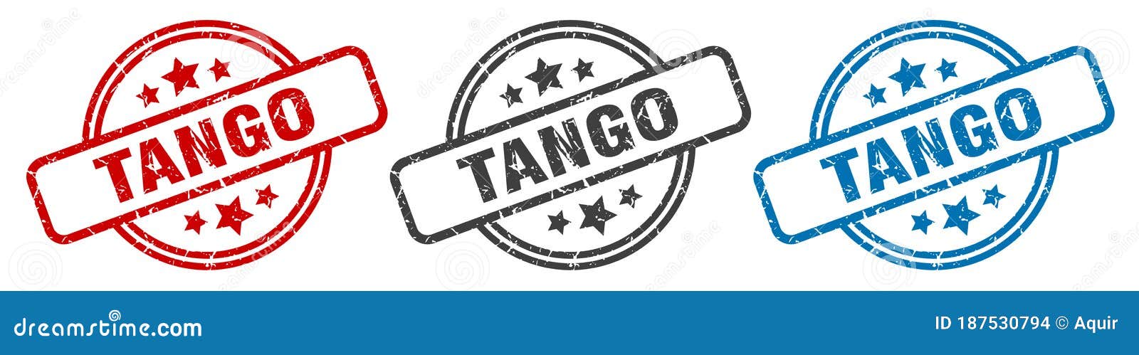 Tango Stamp. Tango Round Isolated Sign Stock Vector - Illustration of ...