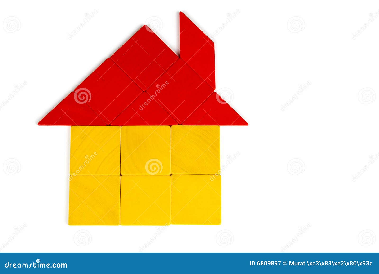 Tangram House Icon Stock Image | CartoonDealer.com #6809893