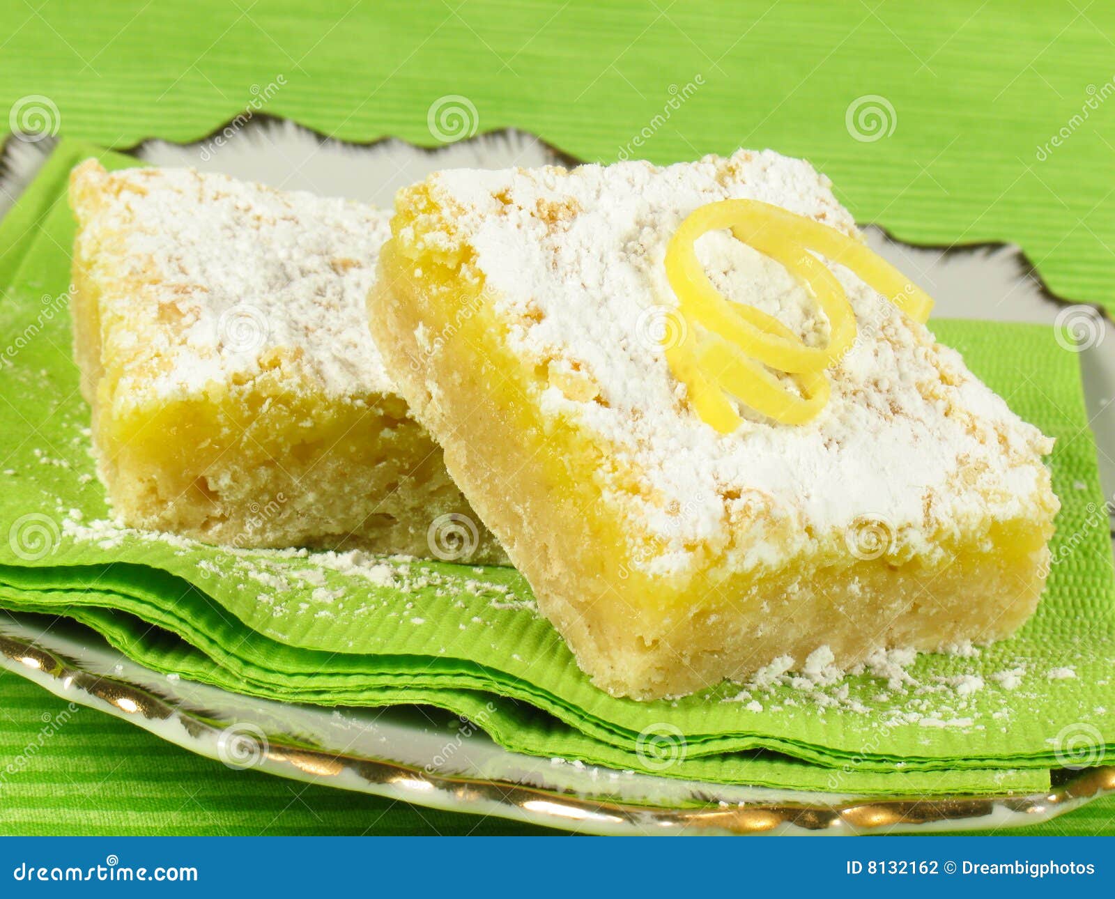 Tangy Lemon Bars stock photo. Image of sugar, squares - 8132162