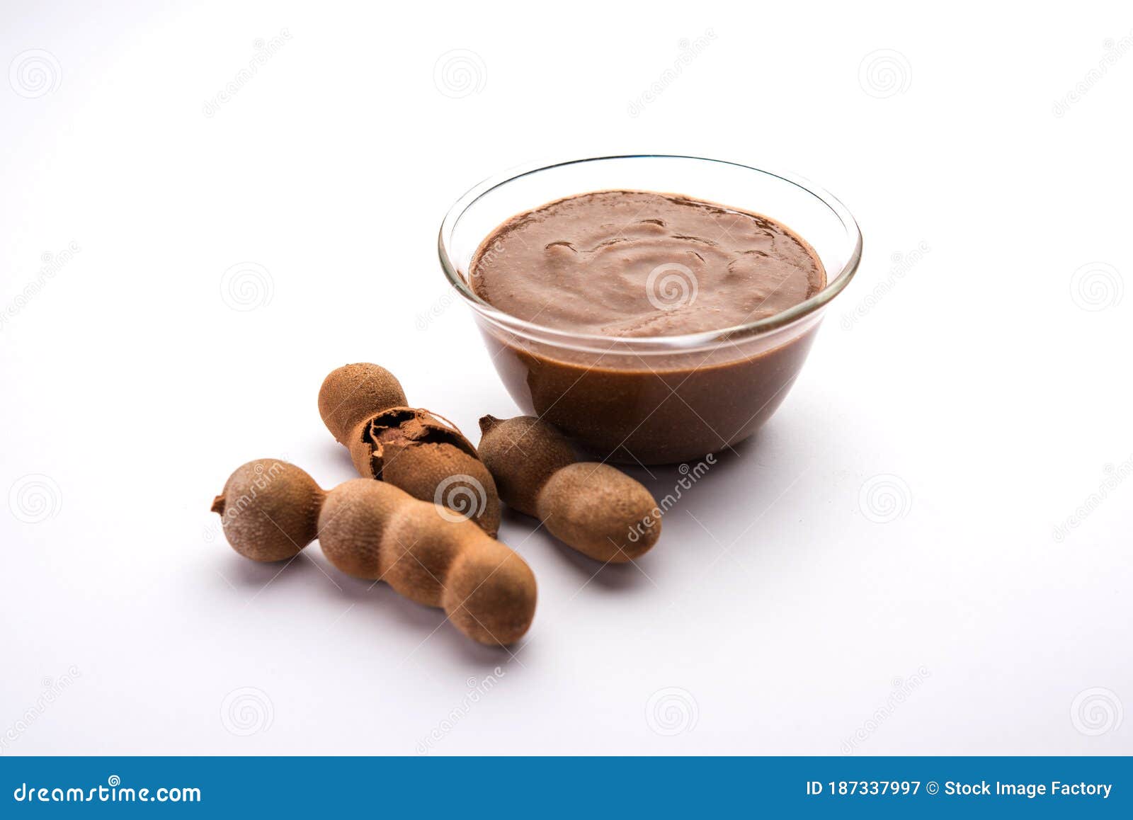 Tangy Tamarind Puree or Imli Paste Stock Image - Image of healthy ...
