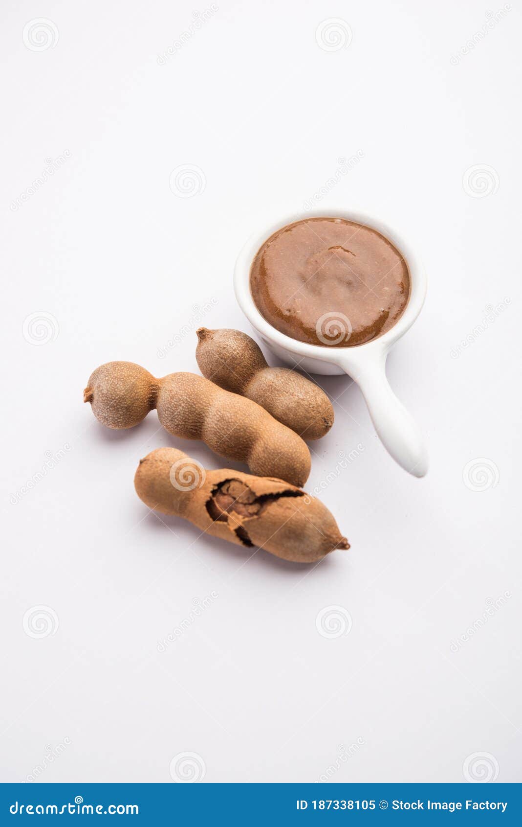 Tangy Tamarind Puree or Imli Paste Stock Image - Image of healthy ...